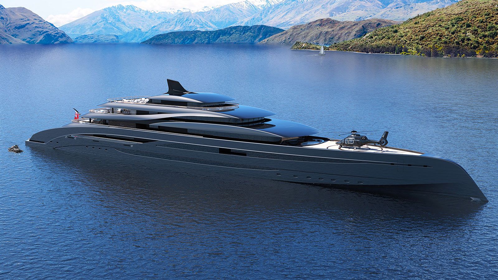 Marco Ferrari unveils 137m superyacht concept Project Neptune